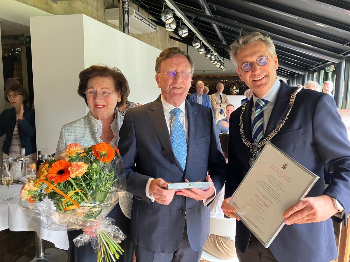 Teken van Verdienste voor Harry van de Peppel